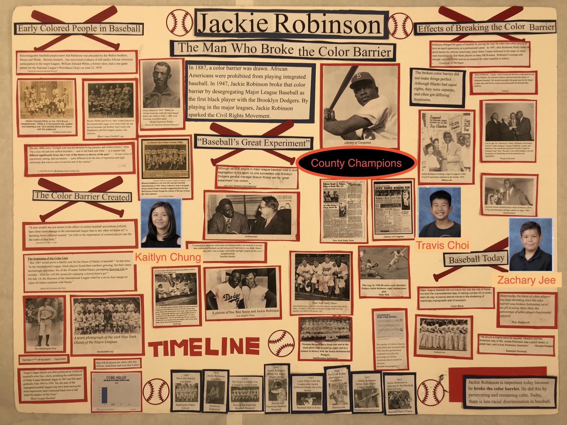 National History Day – JILL BERRNER – Olinda Elementary School