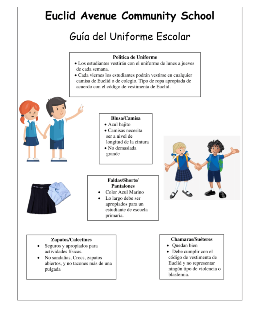 Uniform Policy – Our School – Euclid Avenue Community School