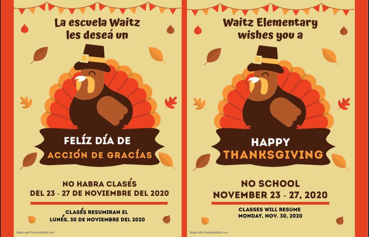 No School - Fall Break | Waitz Elementary