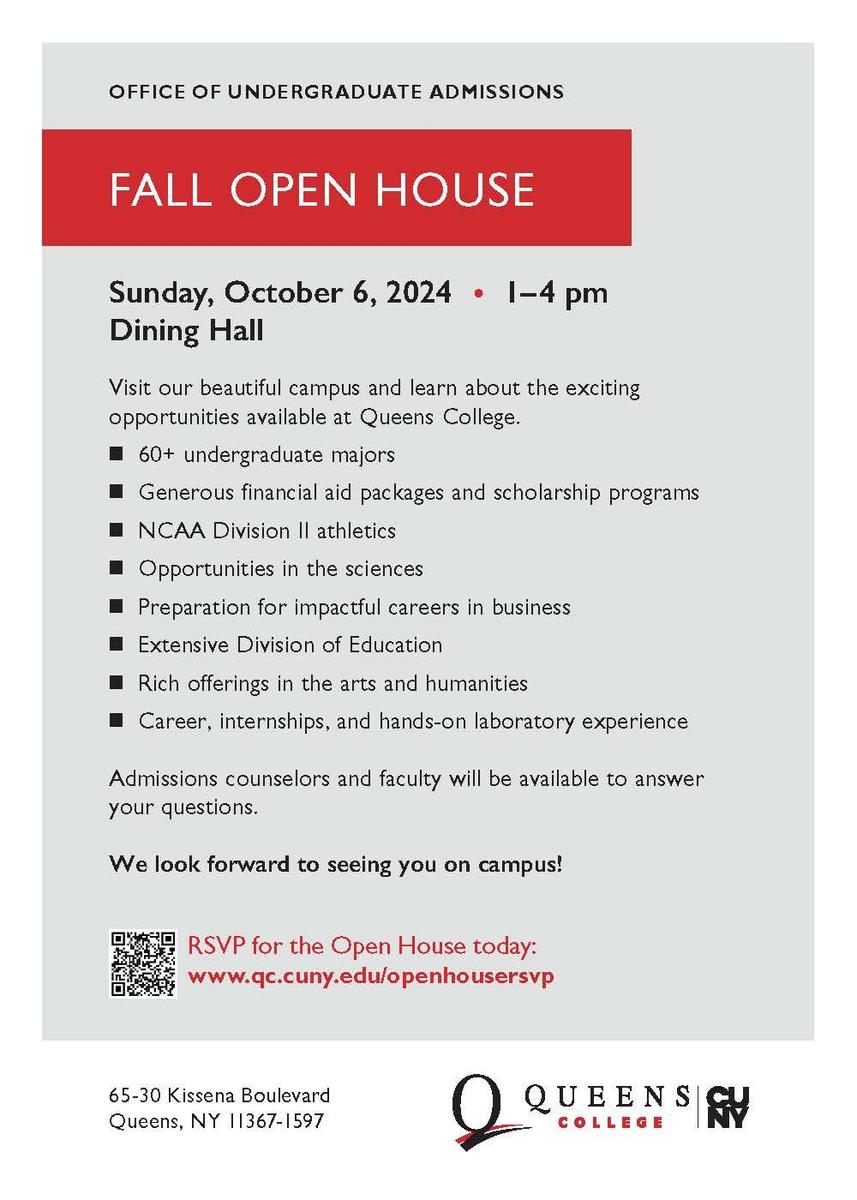 Open House Information – College Office – John Dewey High School