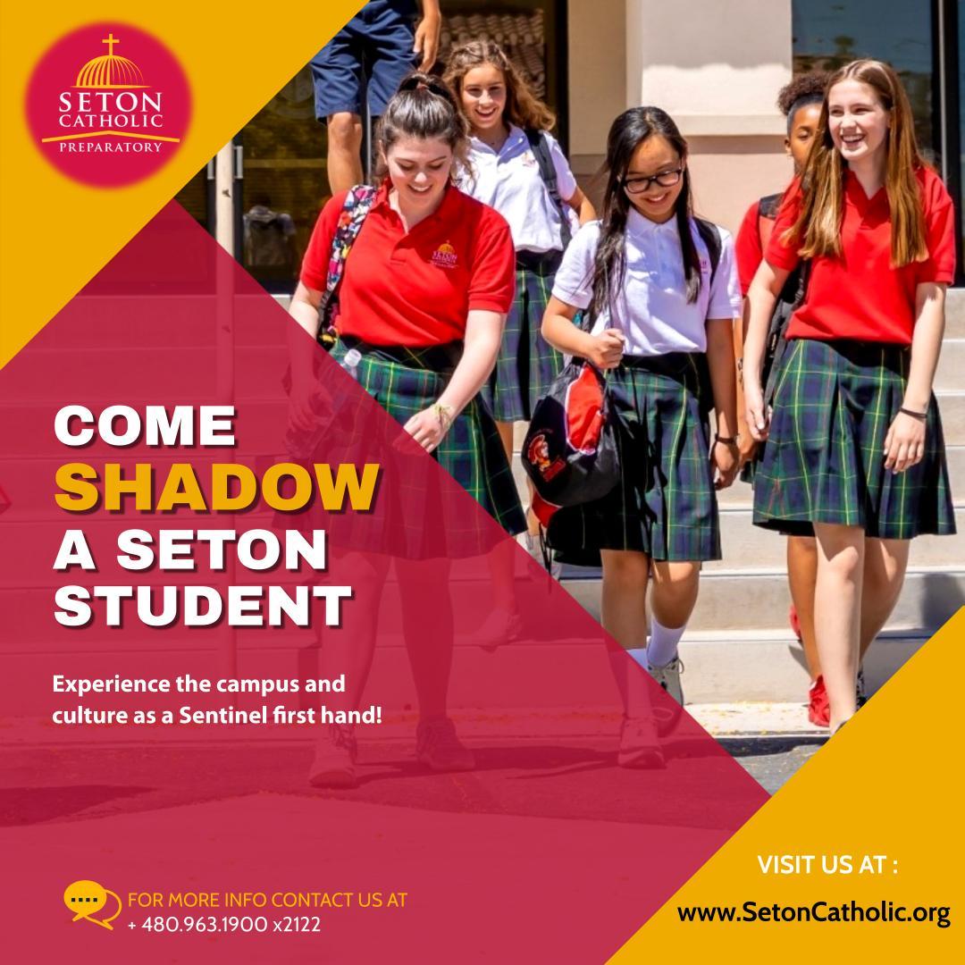 Shadow Day experience - Ways to Discover Seton - Seton Catholic Preparatory