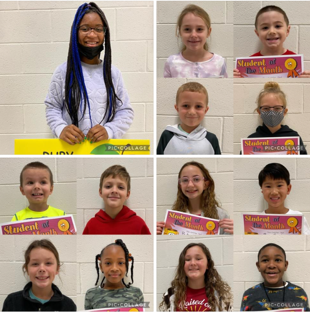 January Student of the Month | Ruby Elementary School