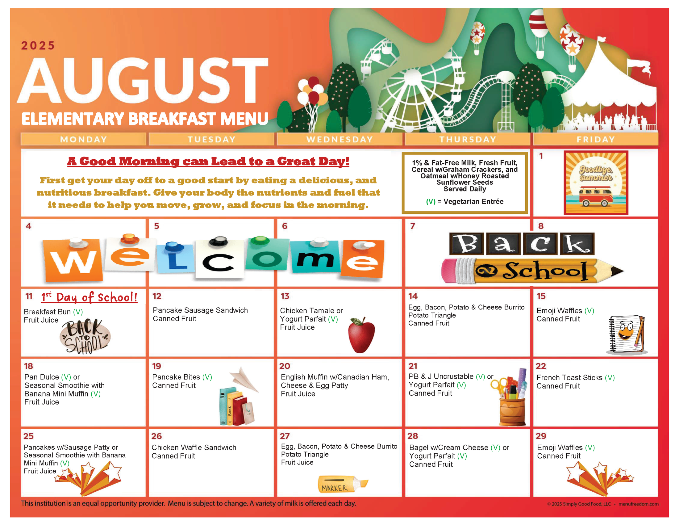 Menus – Nutrition Services – Montebello Unified School District