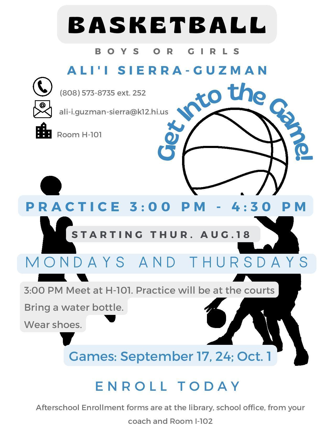 Basketball – Students – Kalama Intermediate School