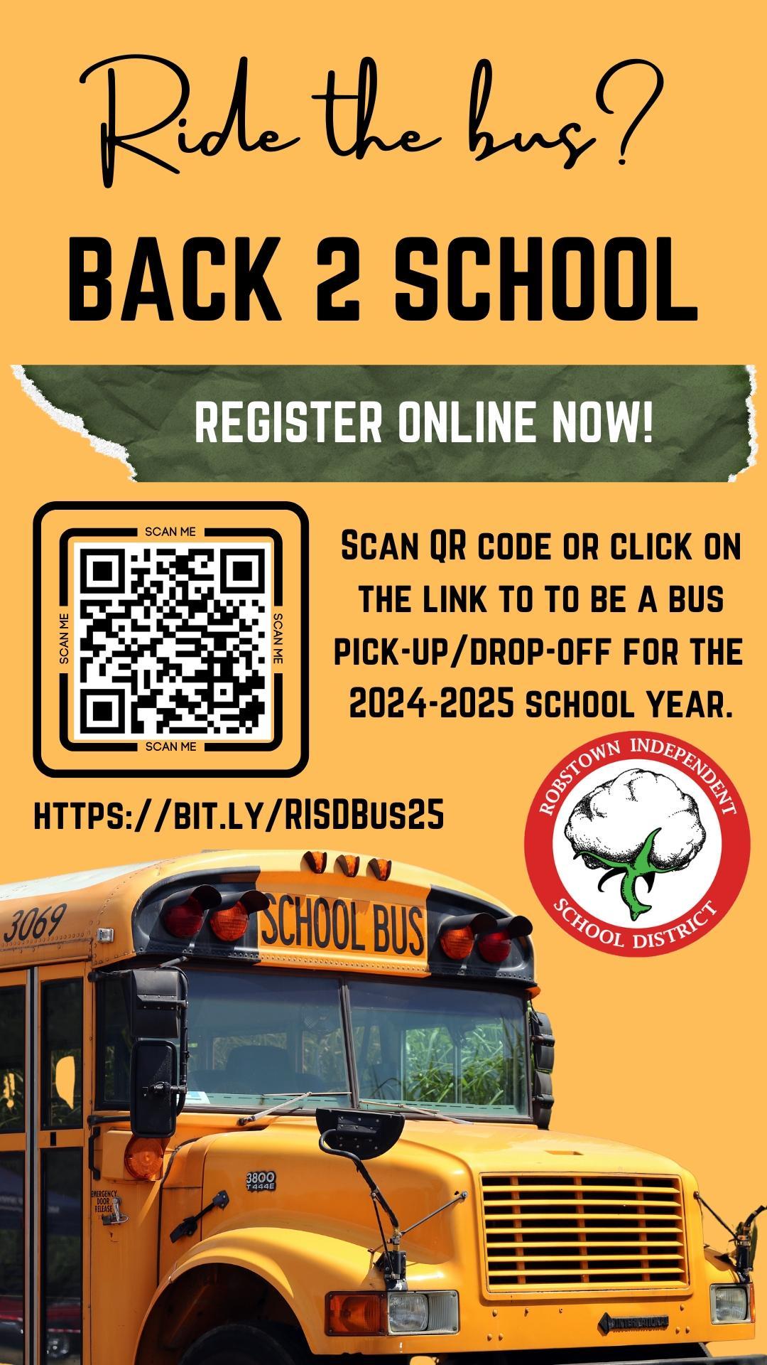 Bus Registration – Transportation – Robstown Independent School District
