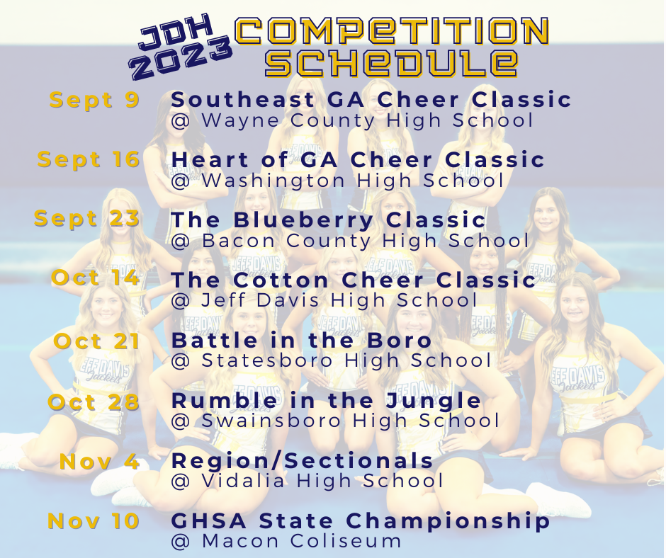 Cheerleading – Fall Sports – Jeff Davis High School