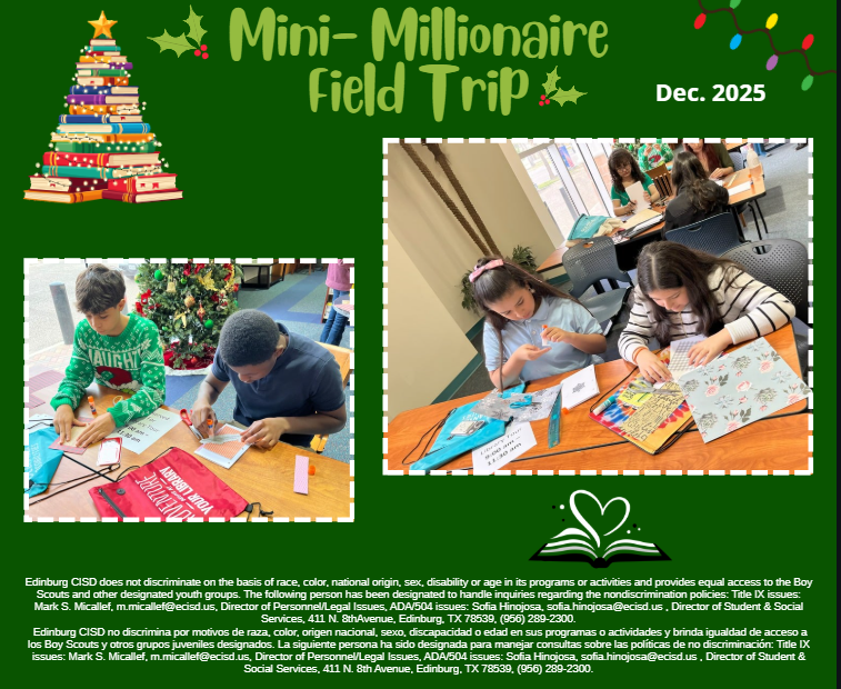 AR Mini Millionaires – BL Garza Library – Garza Middle School