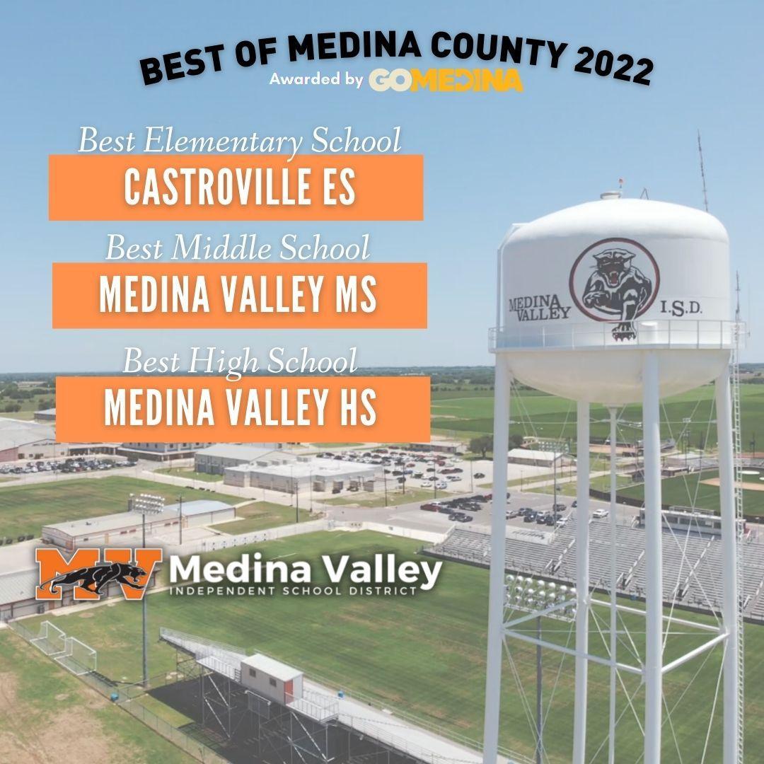MVISD Campuses Sweep The Best Of Medina County Awards For 2022 MVISD Campuses Sweep The Best Of Medina County Awards For 2022