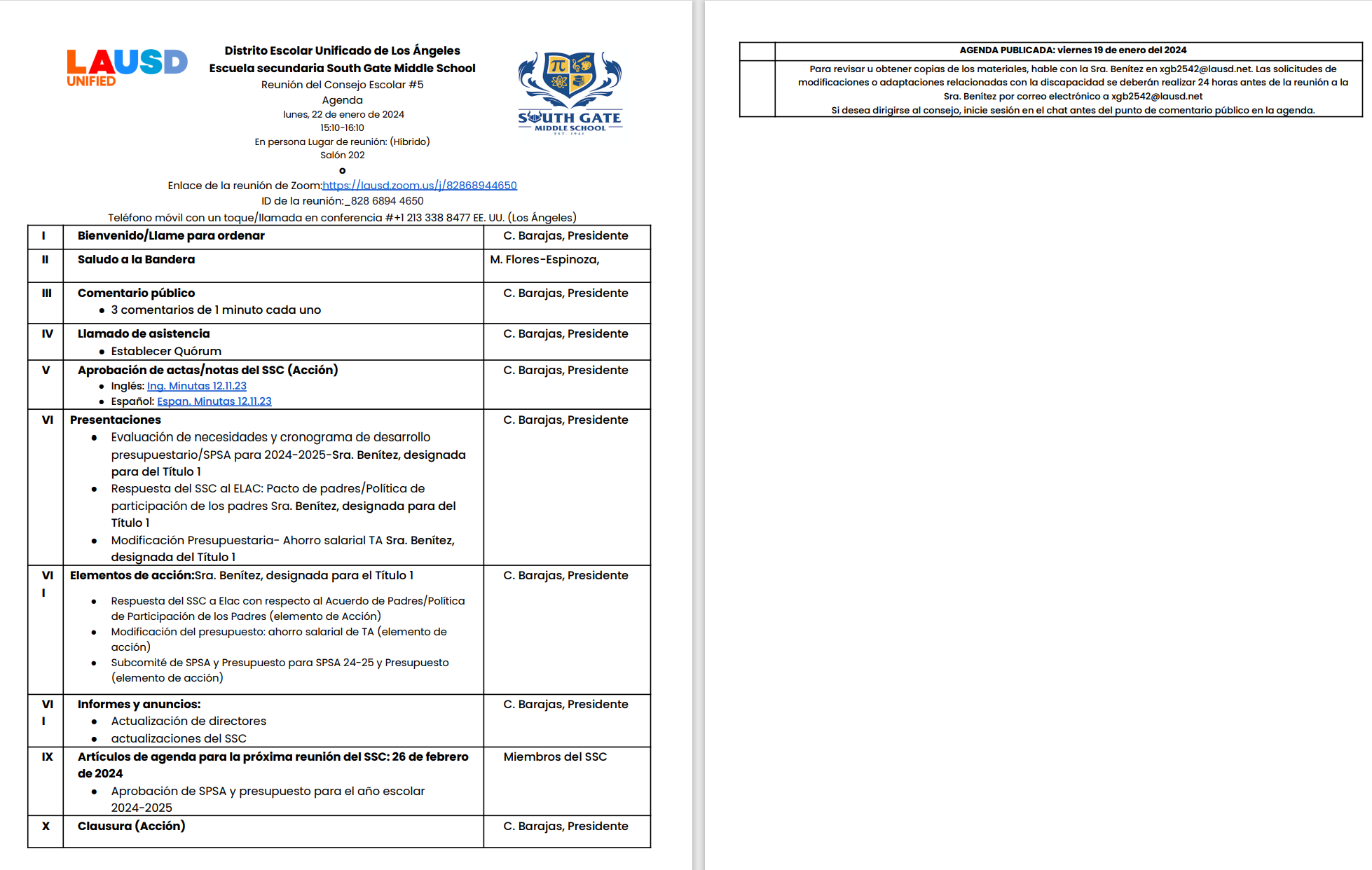 Title I - SPSA & School Site Council – Title I - SPSA & School Site ...