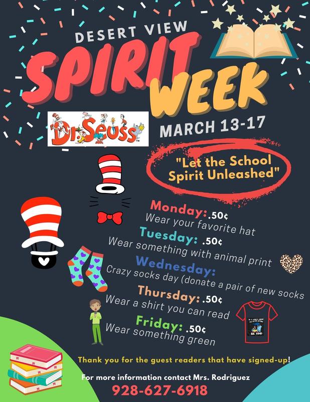 Spirit Week | Desert View Elementary School