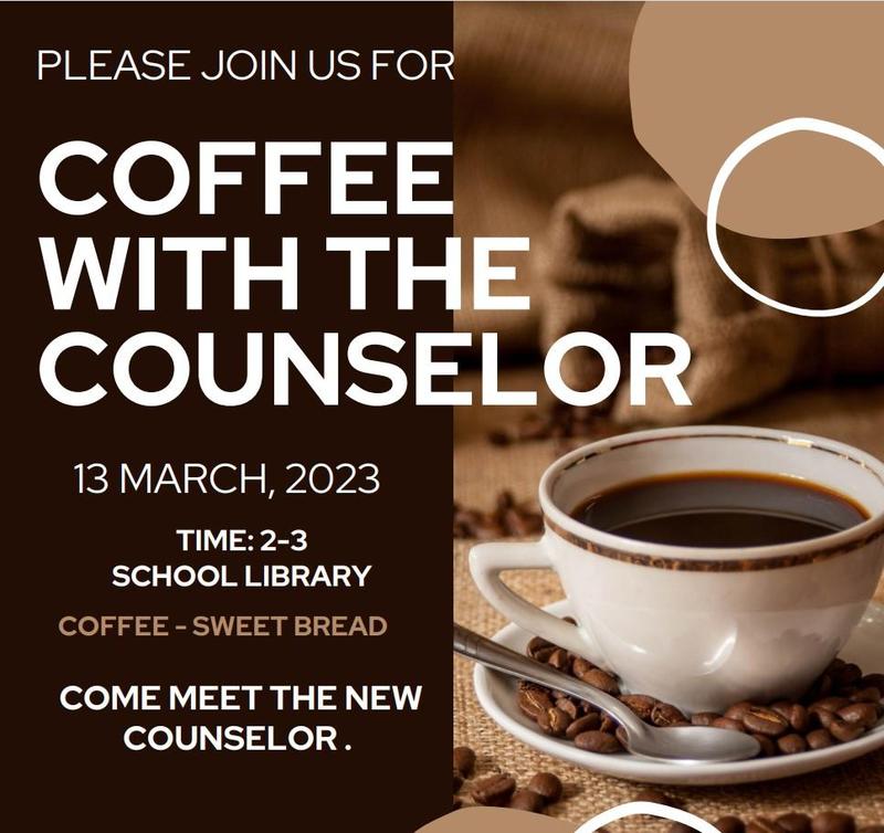 coffee with the counselor | Desert View Elementary School