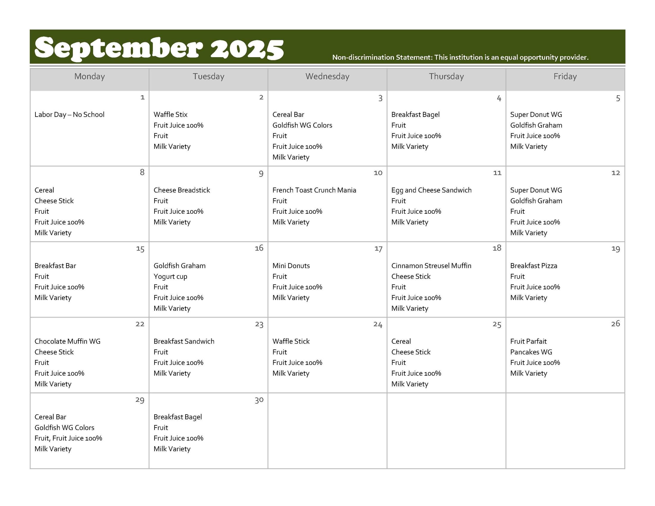 Lunch Menus – Lunch Menus – Vinton County Local School District