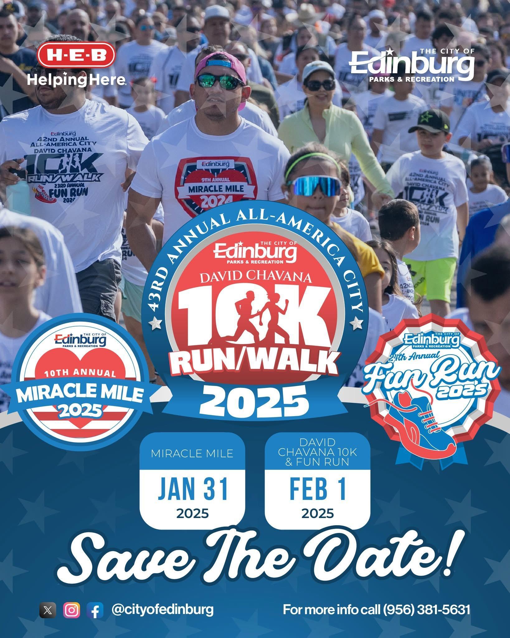 43rd Annual David Chavana 10K Run/Walk and Miracle Mile Dates Announced ...