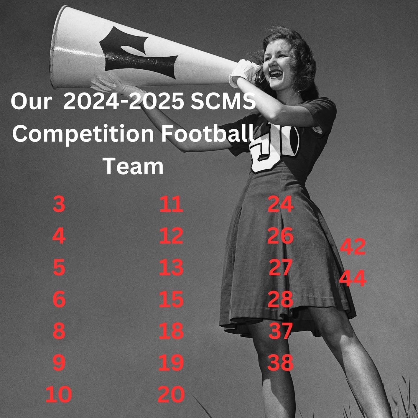 24-25 SCMS Roster – Cheerleading – Stewarts Creek Middle School