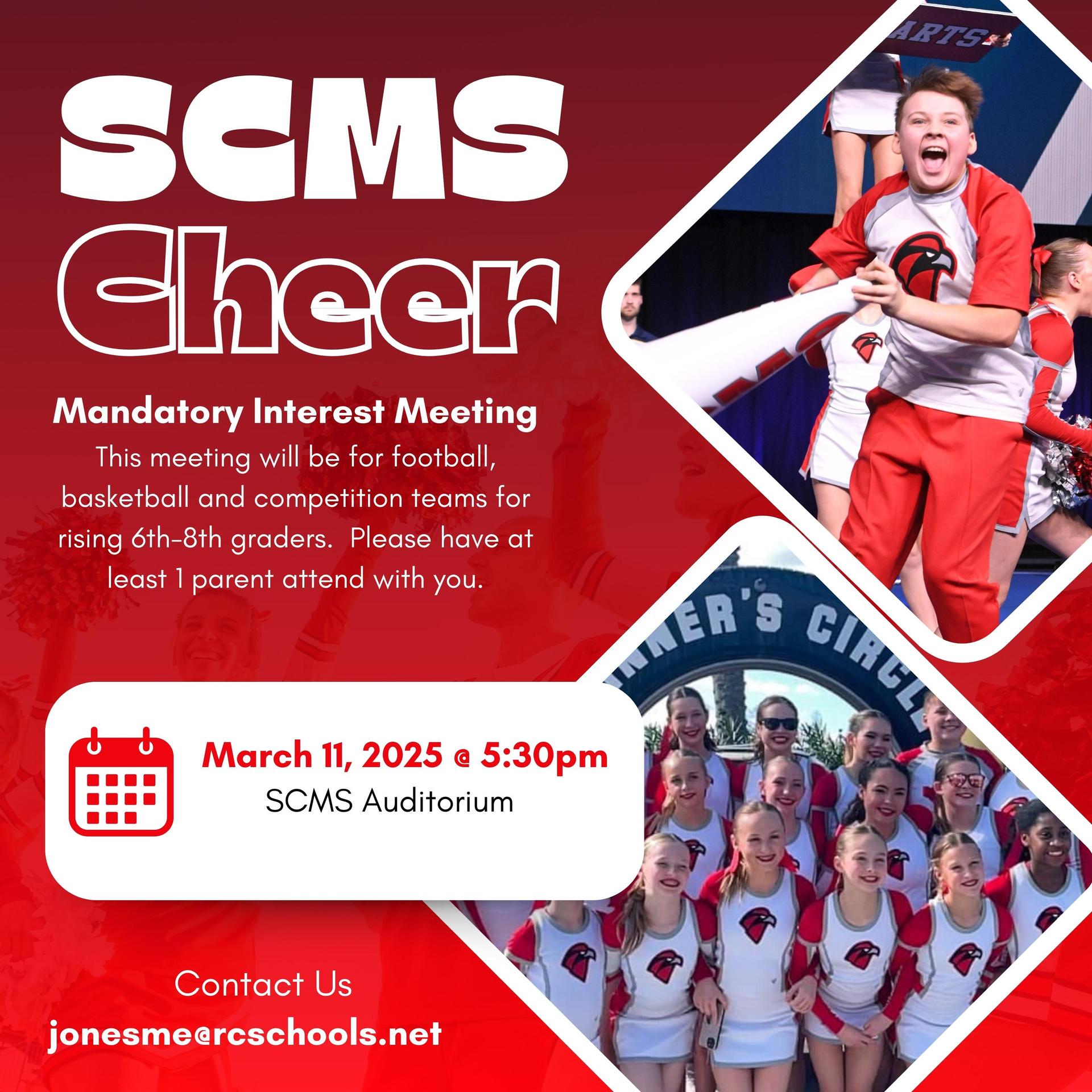 ***Tryout Info*** – Cheerleading – Stewarts Creek Middle School