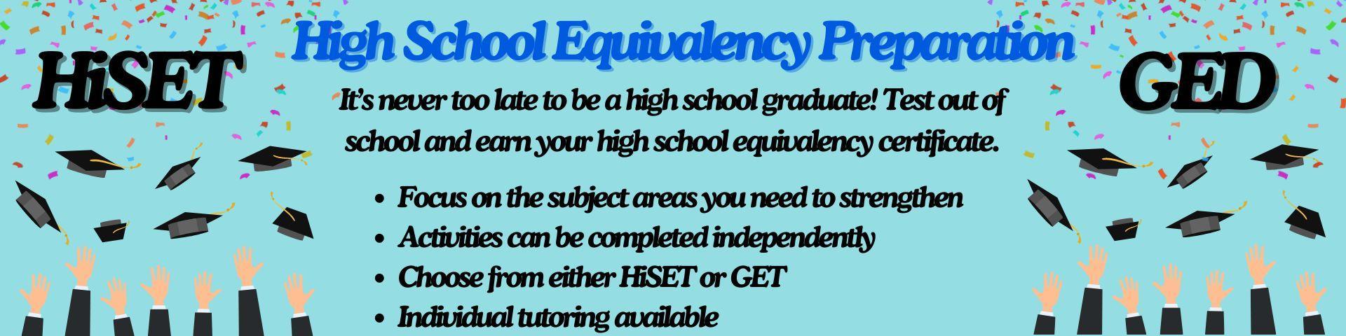 High School Equivalency Preparation – High School Equivalency ...