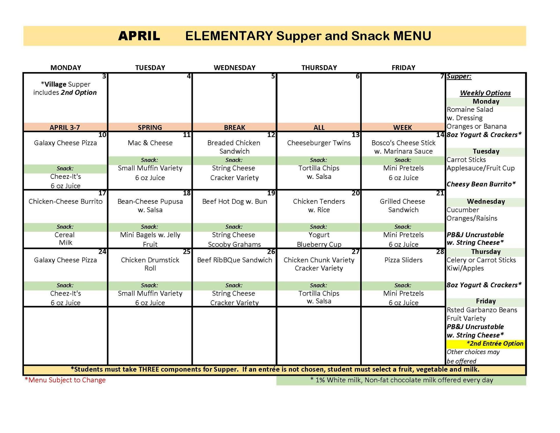 School Menus – Food Services – Monrovia Unified School District