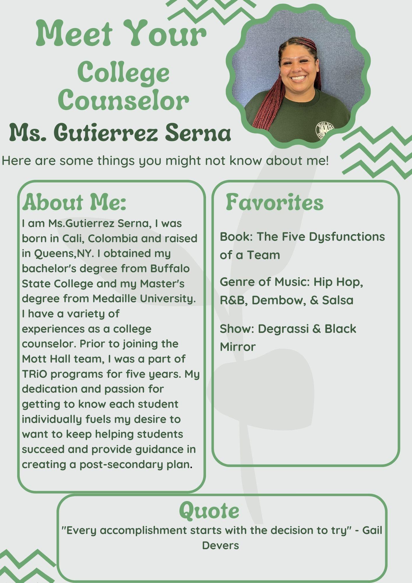 College & Career Readiness – Students – Mott Hall High School