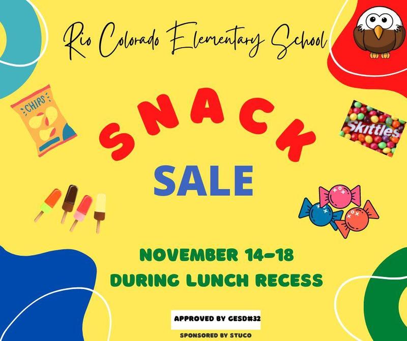 Snack Sale | Rio Colorado Elementary School
