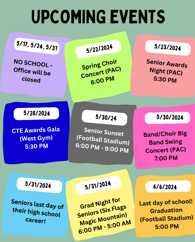Serrano High School Newsletter. – Serrano High School Newsletter ...