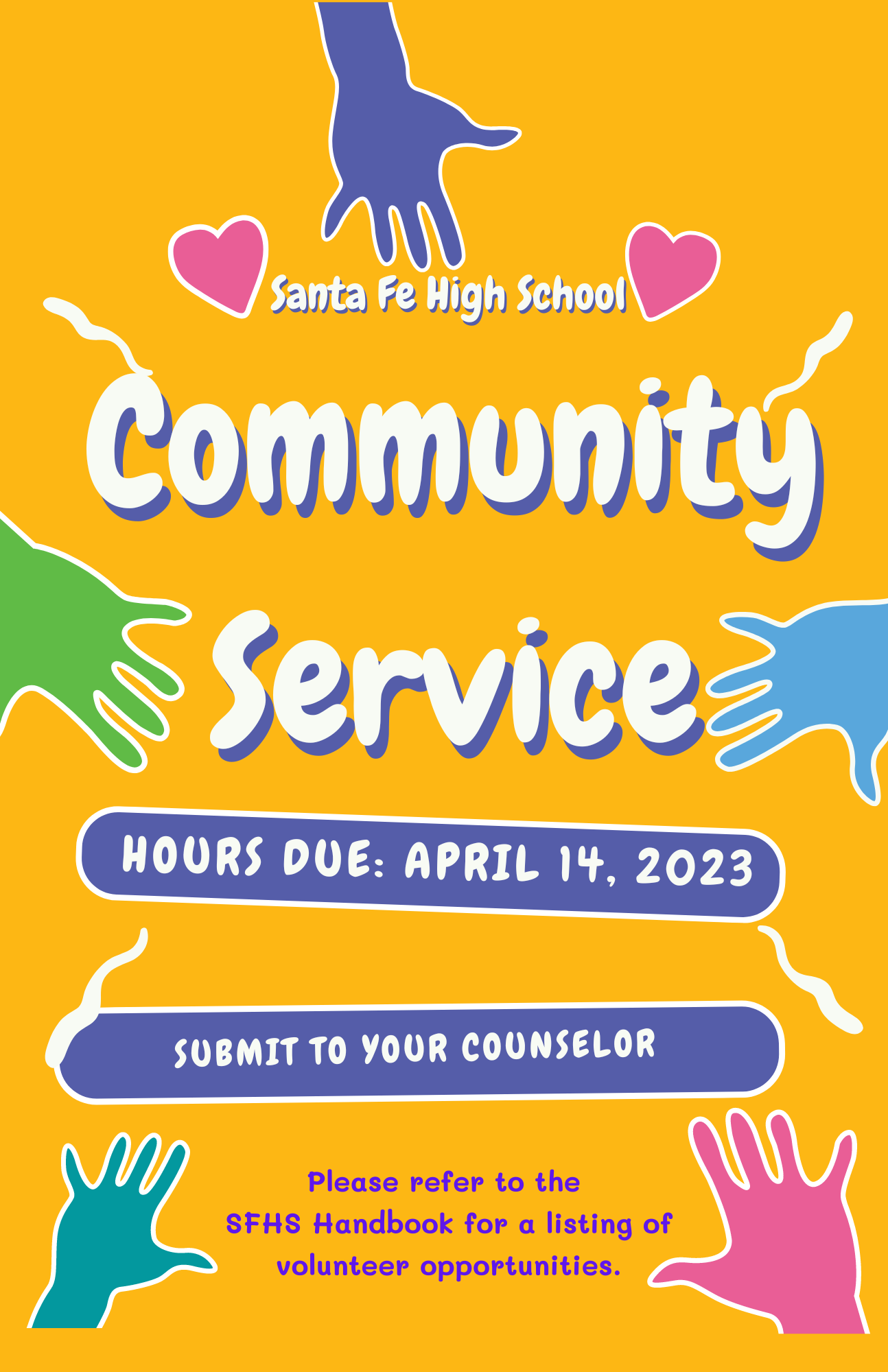 Community Service Guidance Info Santa Fe High School Community Service Guidance Info Santa Fe High School