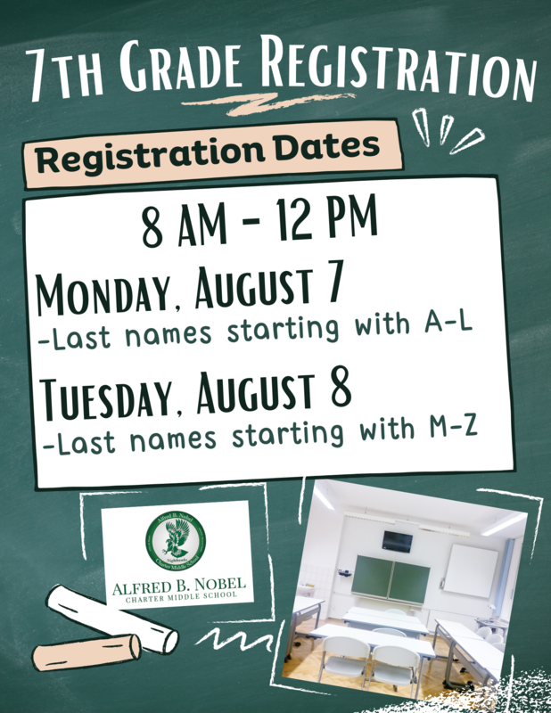 7th Grade Registration | Nobel Middle School