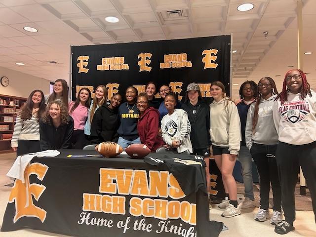 EVANS LADY KNIGHTS FLAG FOOTBALL – Flag Football – Evans High School