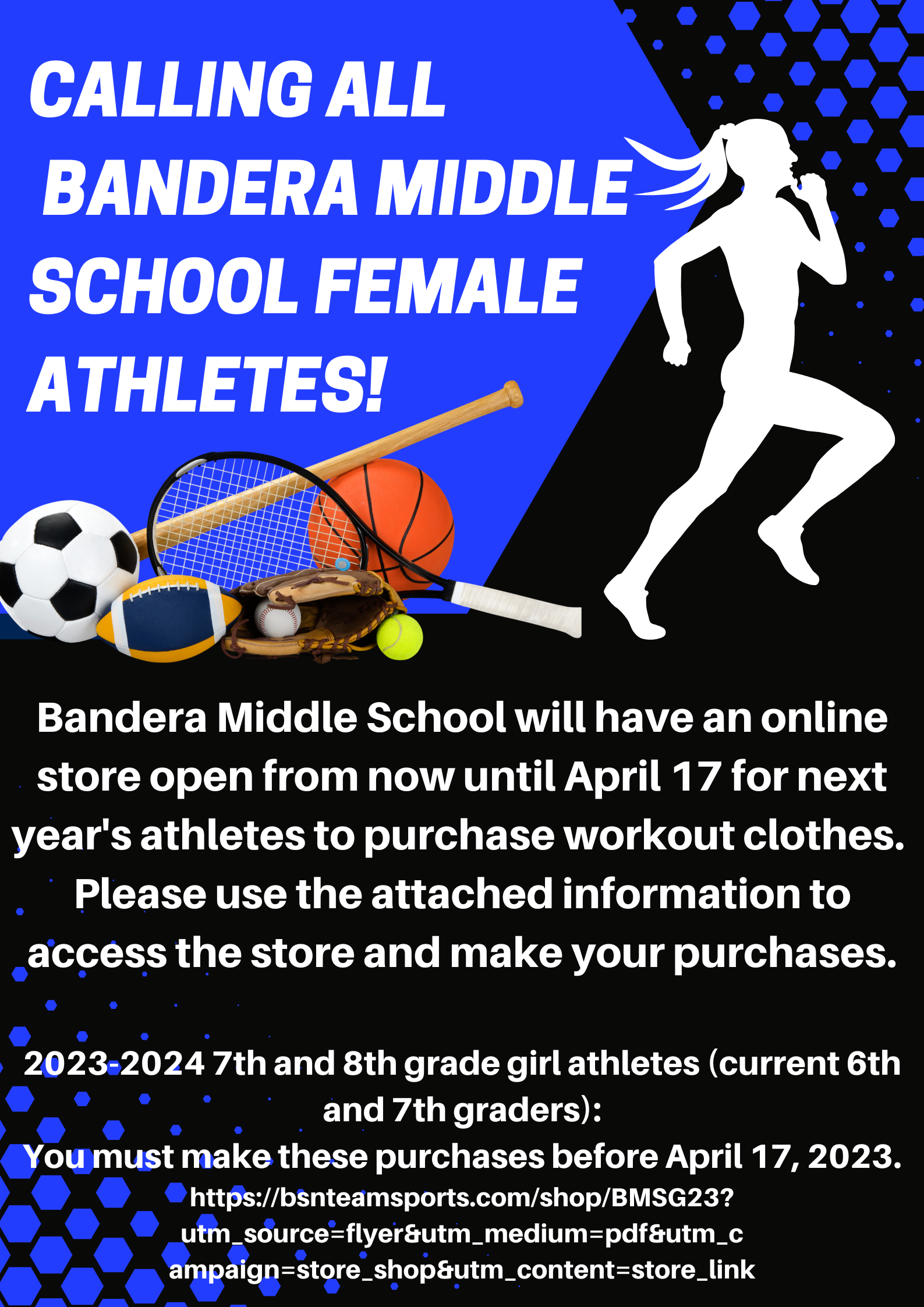 Calling all Bandera Middle School Female Athletes! | Bandera Middle School