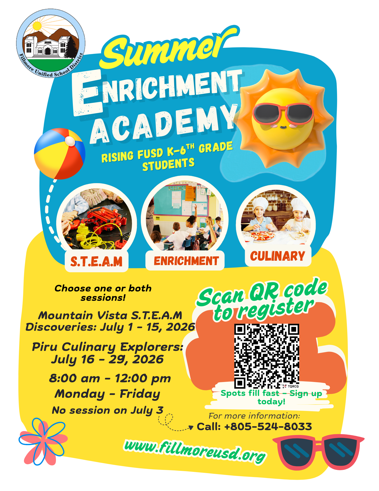 2026 Elementary Summer Enrichment Rising K–6th Grade Students – Summer ...