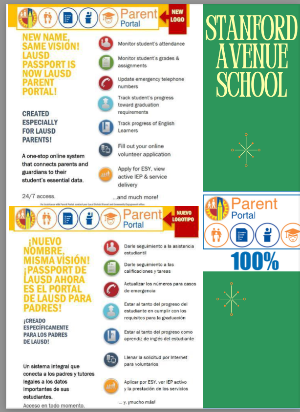 Parent Portal | Stanford Avenue Elementary