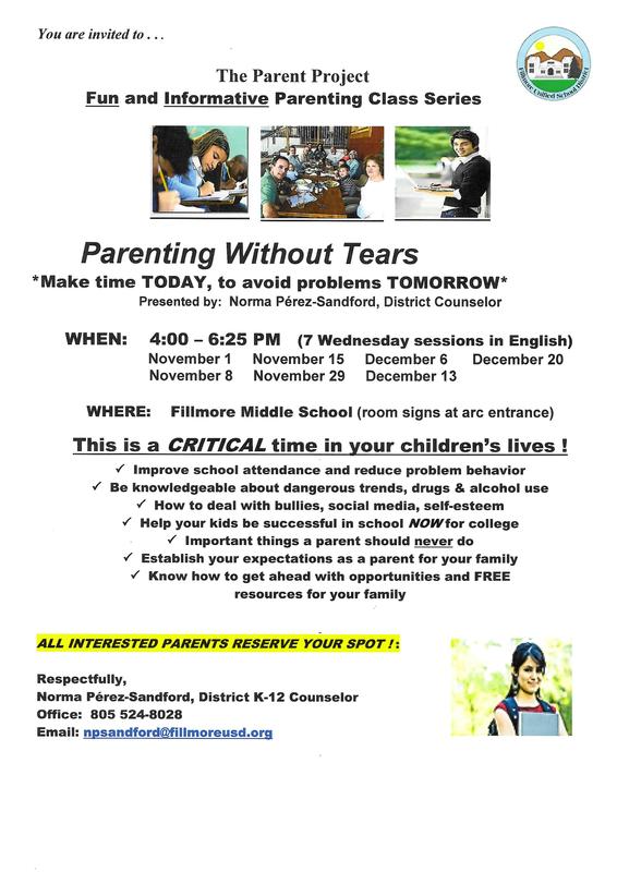 The Parent Project - Parenting Class Series: Parenting Without Tears ...
