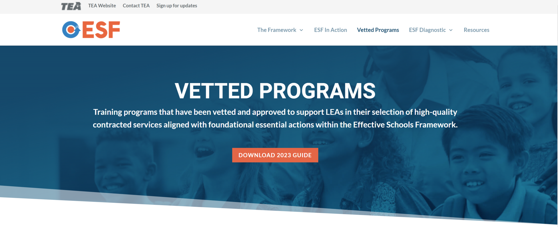 Updates – School Improvement – Education Service Center, Region 2