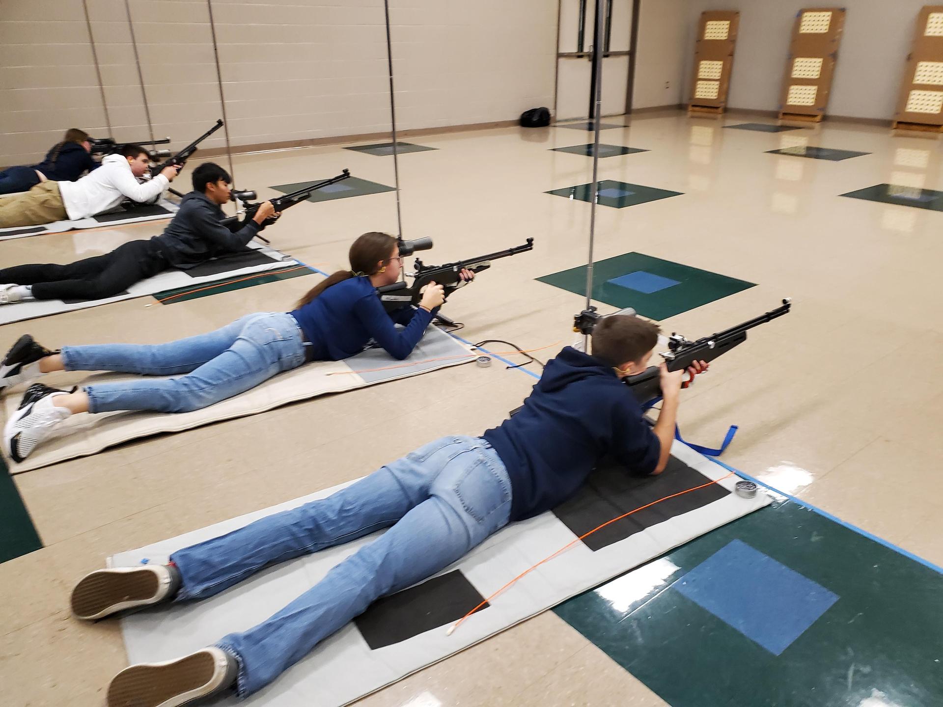 Rifle Team - Clubs & Activities - Siegel High School