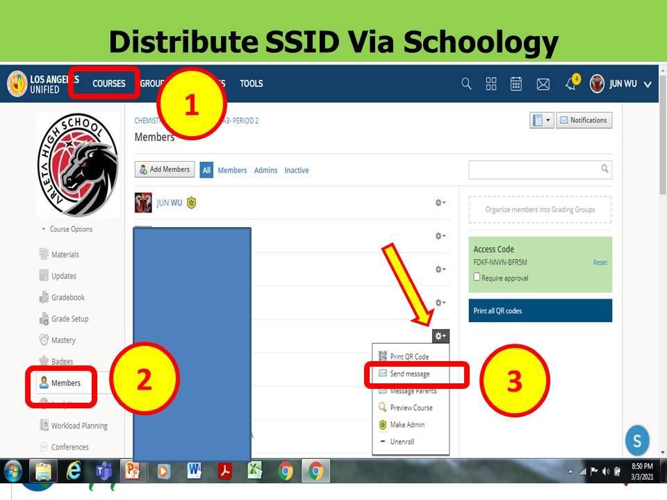 CAASPP_SSID: – Testing Center (Hub) – Arleta High School