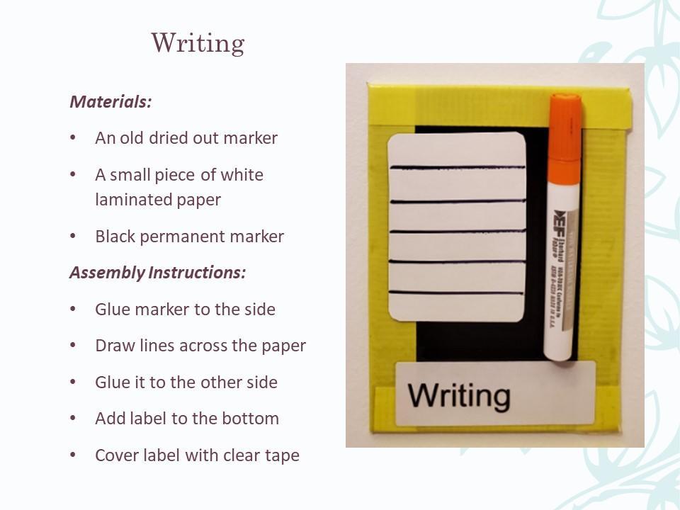 Object / Tactile Communication – Teachers – Sophia T Salvin Special ...