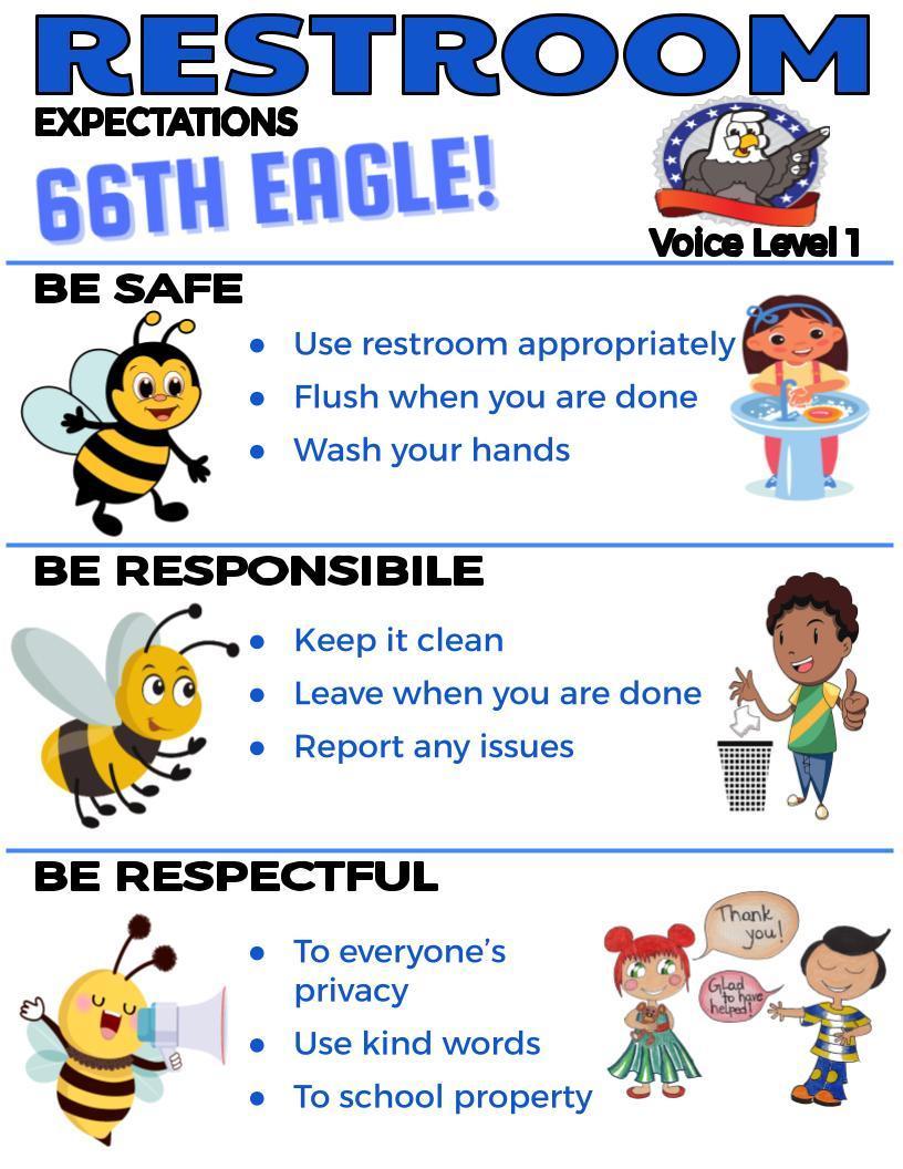 Behavior Expectations – Students – 66th Street Elementary