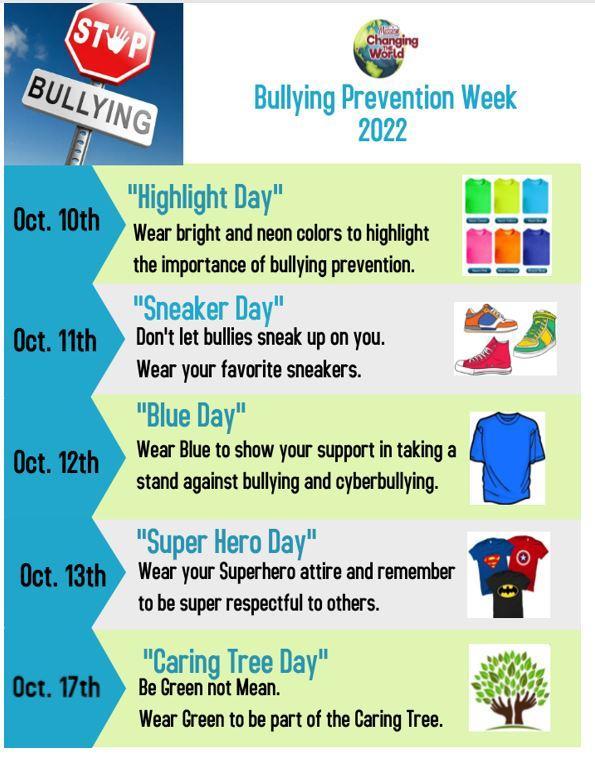 Bully Prevention Week | Pearson Elementary School