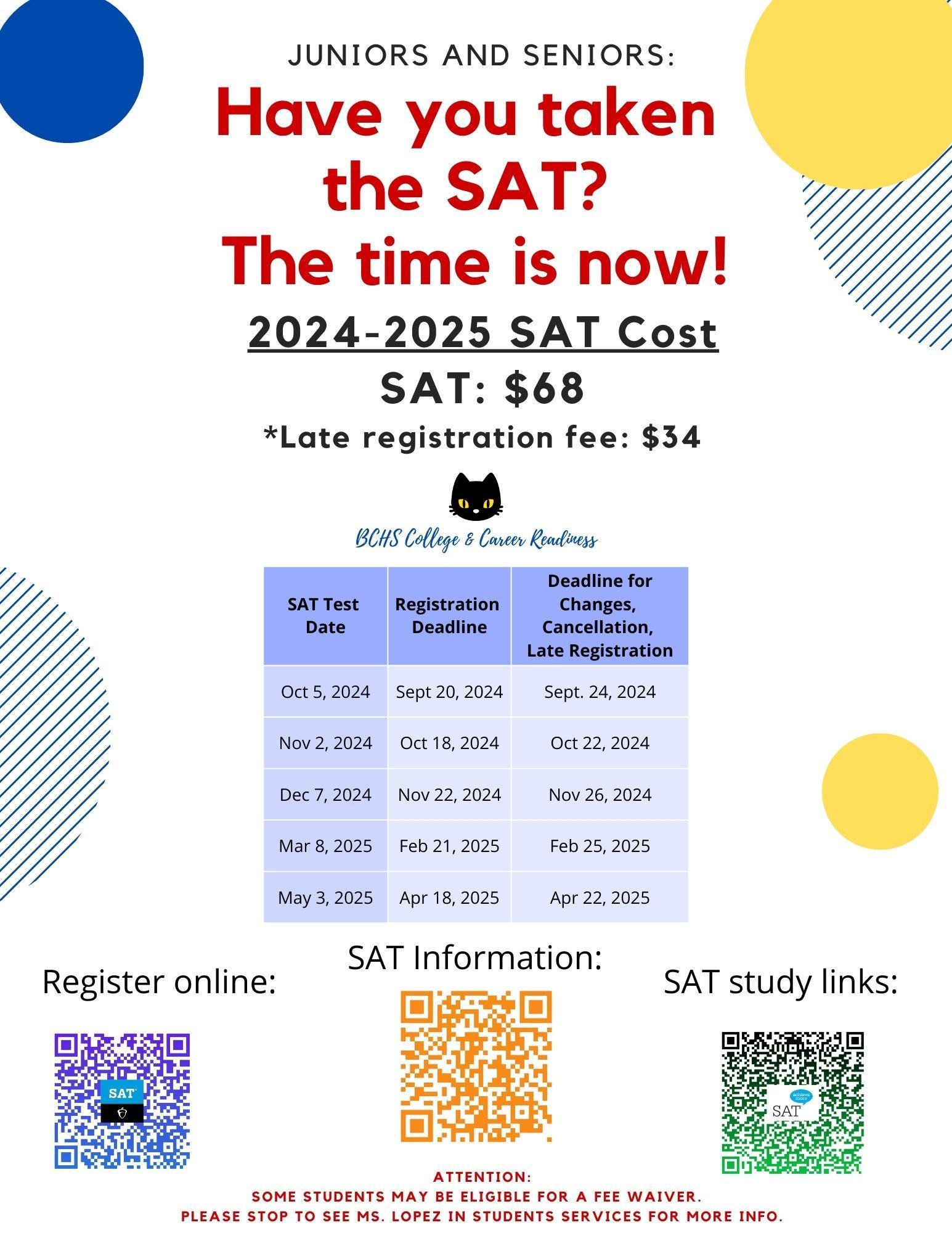 SAT & ACT Exam – College & Career – Bay City High School