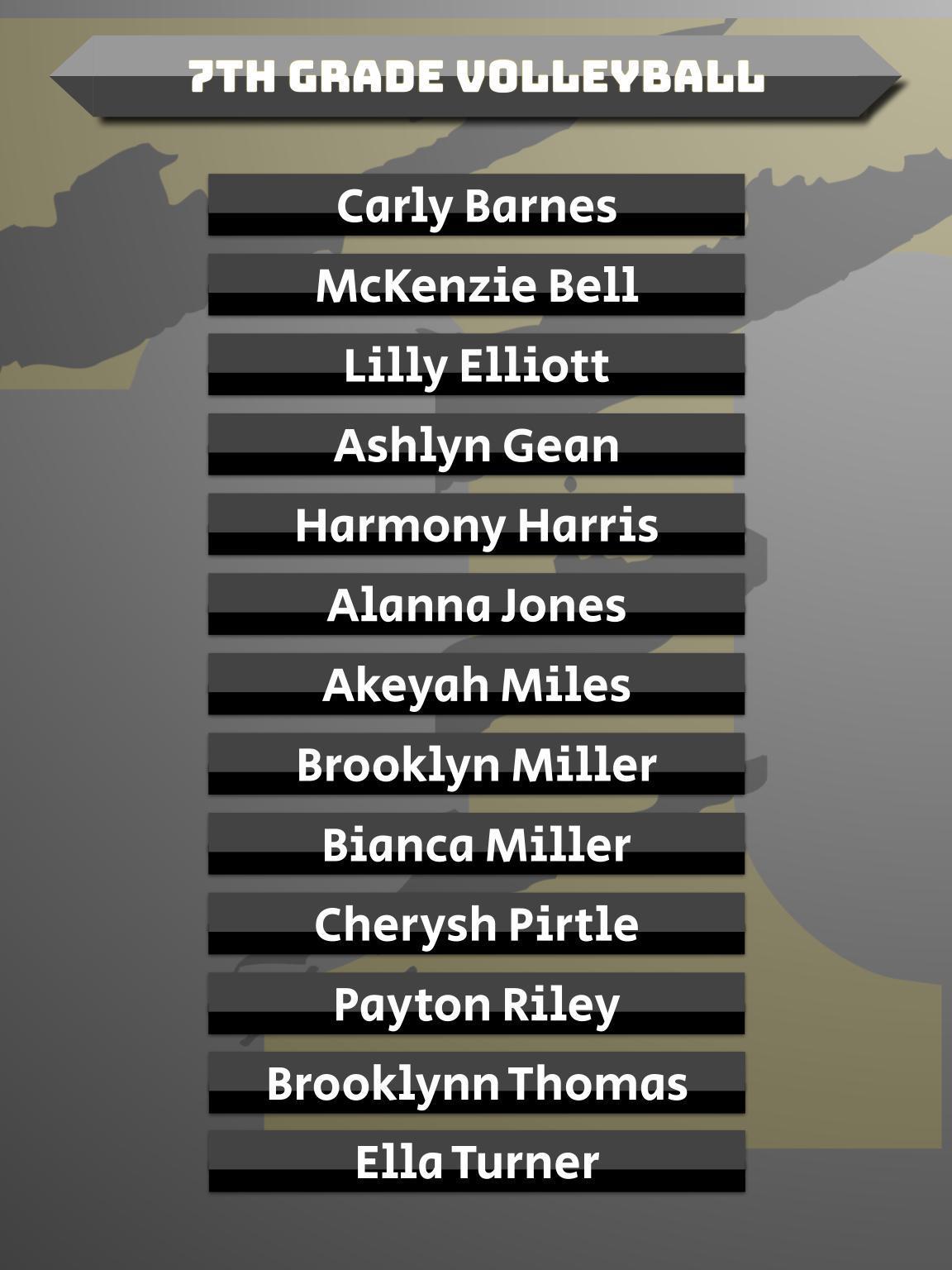 Wildcat Volleyball Rosters – Rosters – Trumann School District