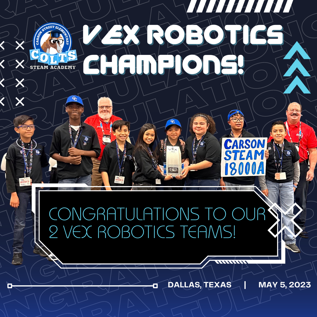 2022-2023 VEX ROBOTICS TEAM - VEX Robotics Team - Carson Street Elementary