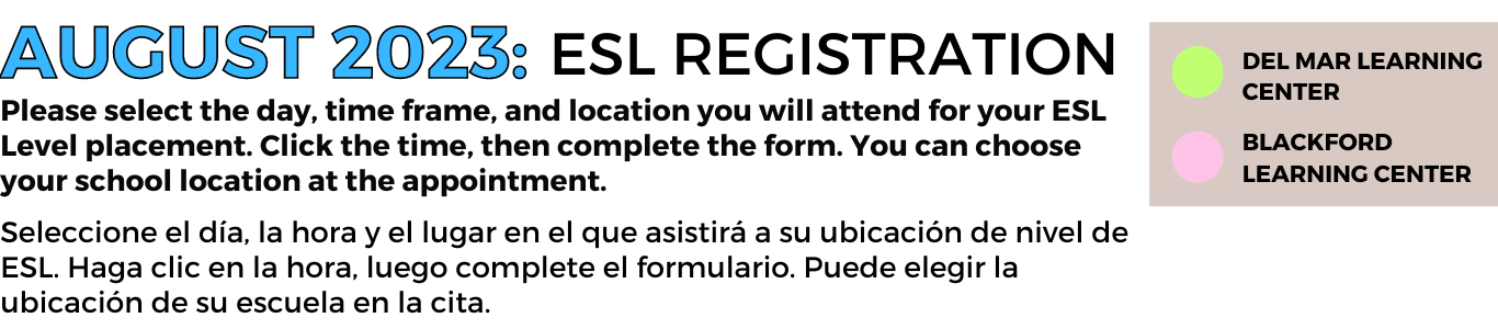 ESL Overview - Classes - Campbell Adult and Community Education