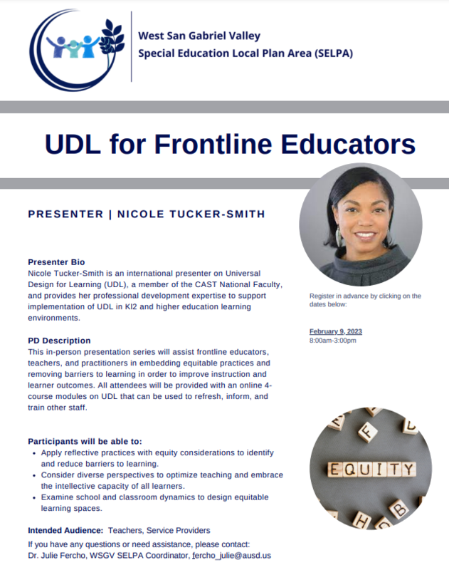 West San Gabriel Valley SELPA