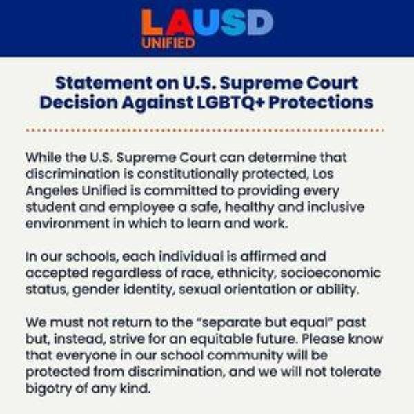 Statement on LGBTQ+ Inclusion – Mission and Expectations – Northridge ...