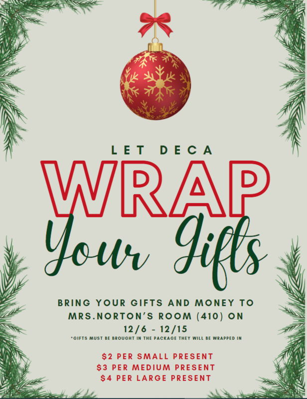DECA Gift Wrapping Fundraiser | Smyrna High School