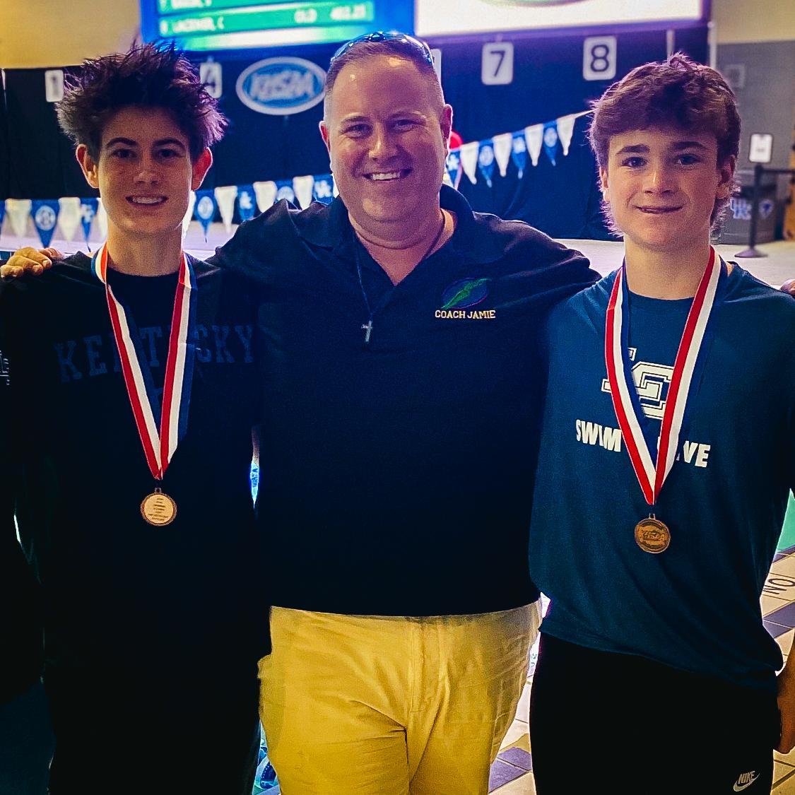 Miles Buchart, Graham Leslie, and Sydney Leslie named Dive All ...