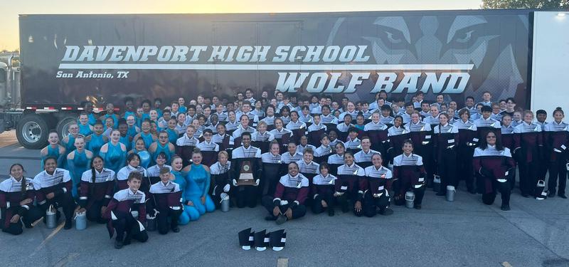 Davenport High Wolf Band, Color Guard Advances To State Marching ...