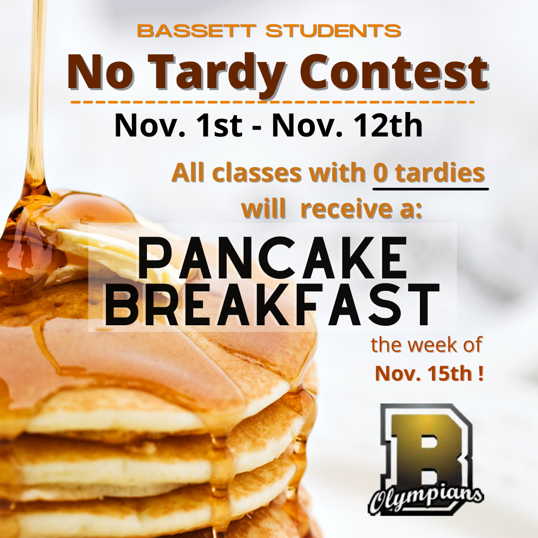 No Tardies Pancake Breakfast Contest! | Bassett High School