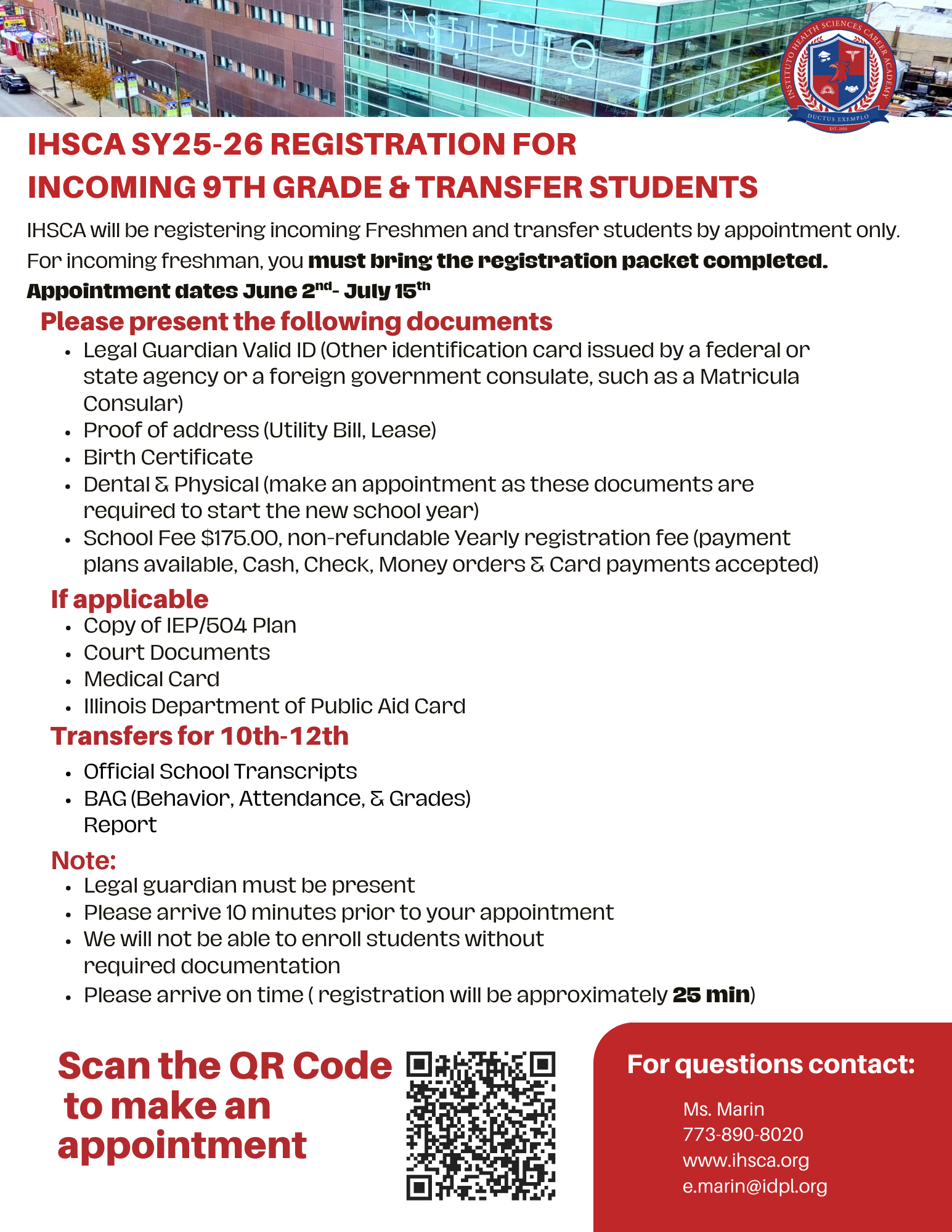 Instituto Health Sciences Career Academy