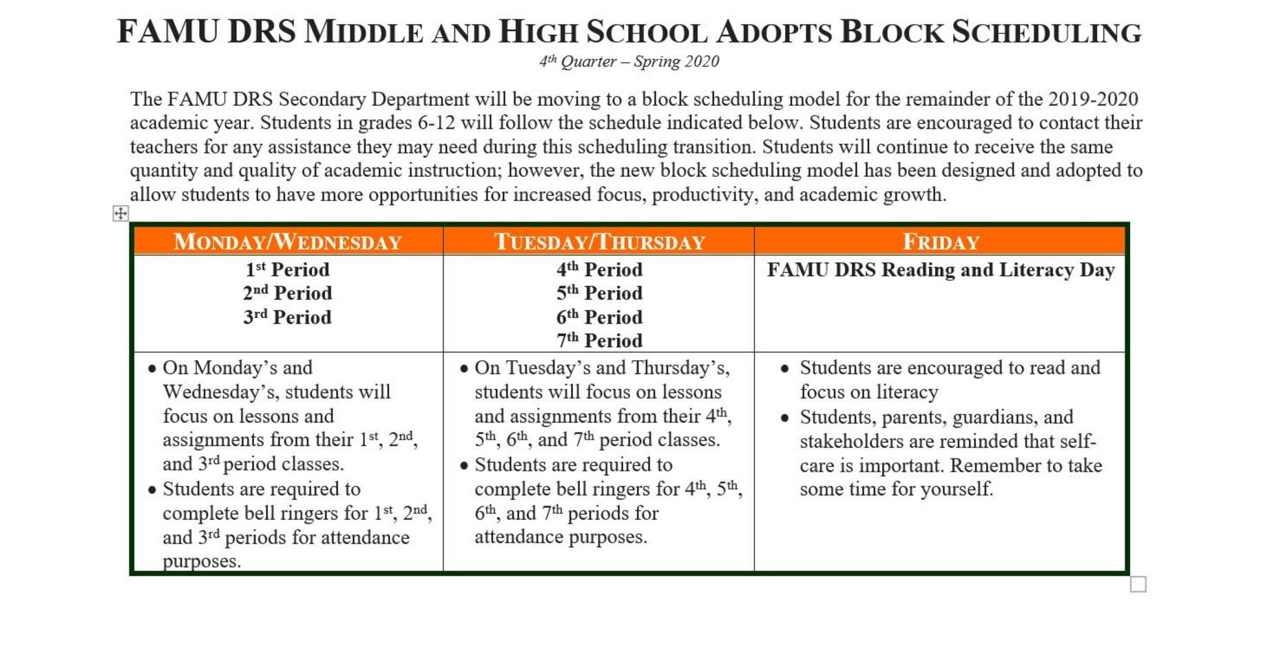 Florida A&M University Developmental Research School