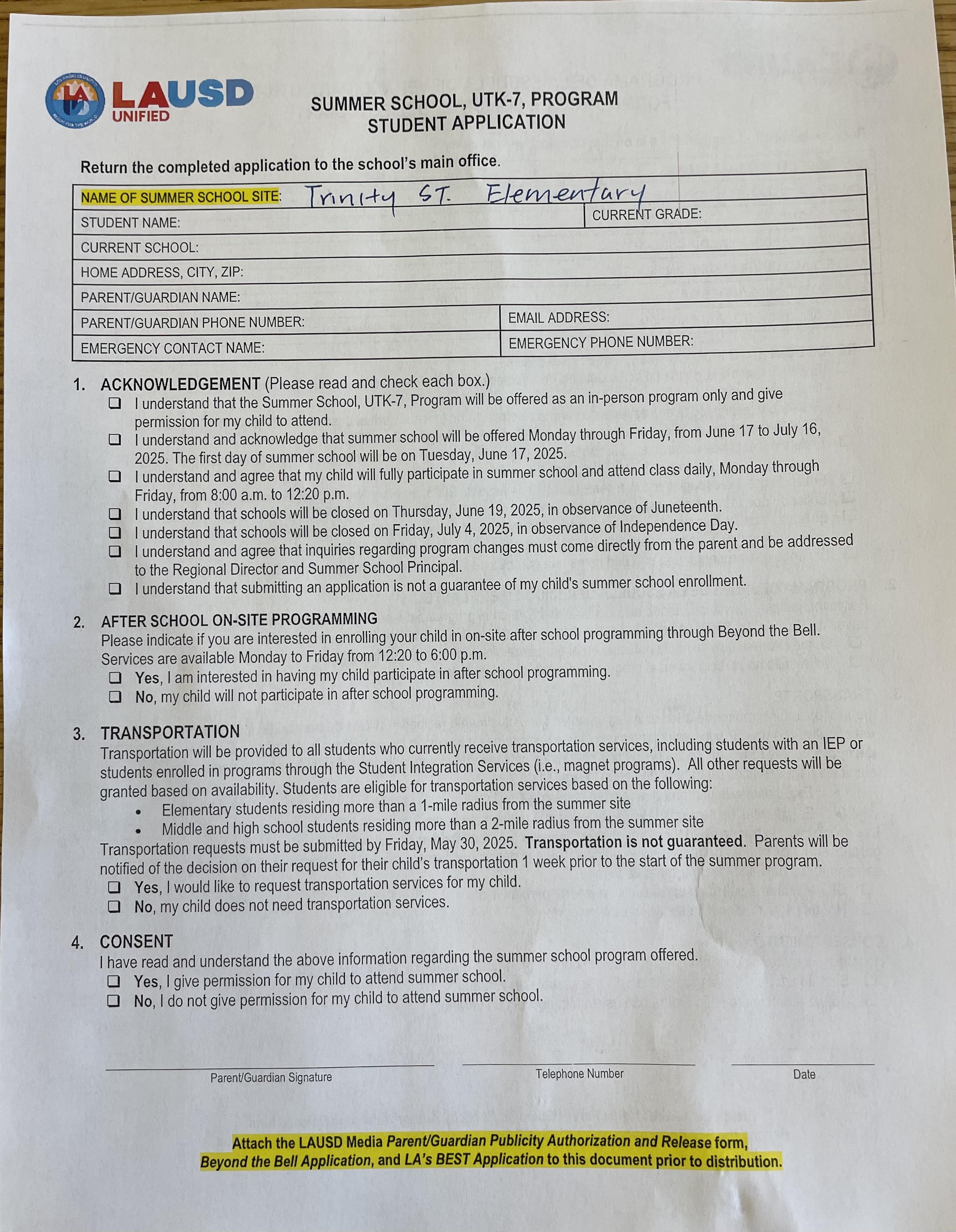 Summer School At Trinity – News and Announcements – Trinity Street ...